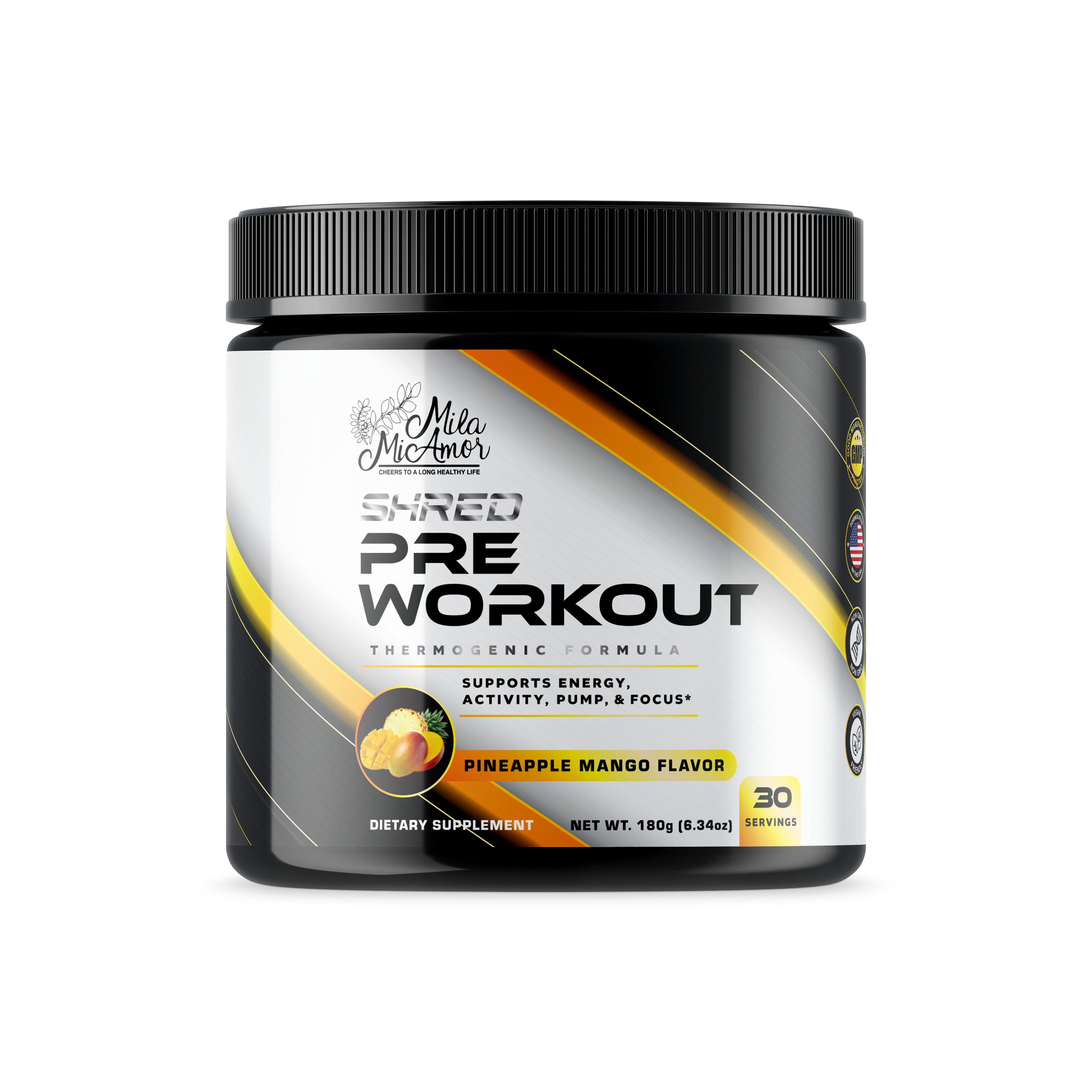 MilamiAmor Pre-Workout Powder | Vegan Friendly Pre Workout – MilaMiamor