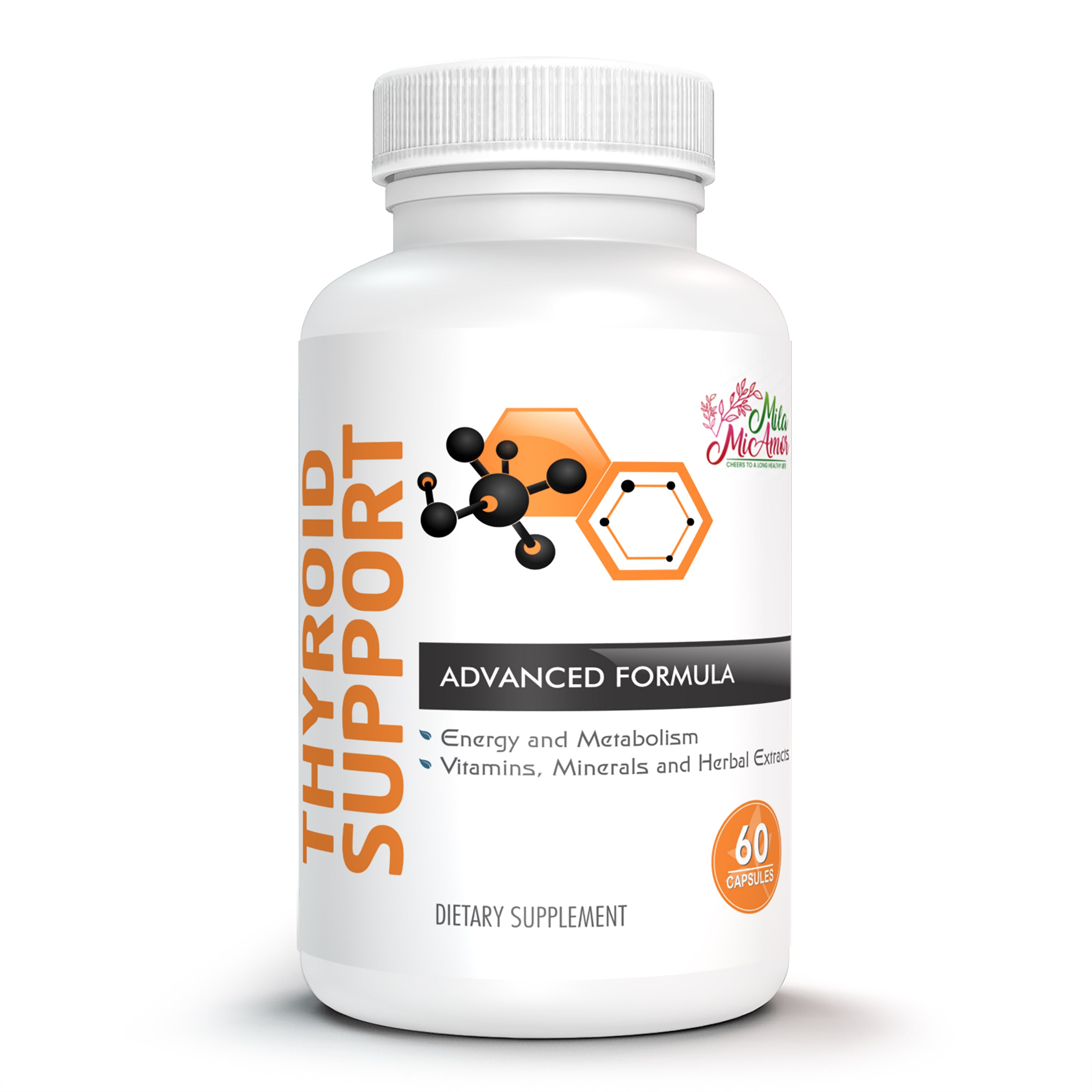Thyroid Support | Advanced Formula with L-tyrosine, Schisandra, Ashwag ...
