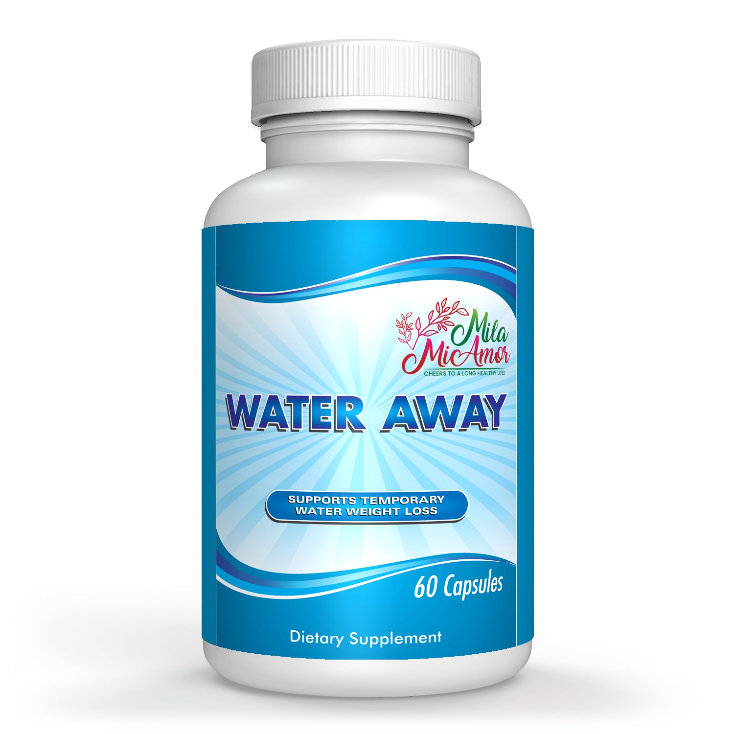 Water Away | Natural Diuretic for Bloating & Water Retention | 60 caps ...